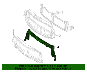 247-885-80-05 - Mount Bracket 2021-2023 Mercedes-Benz GLA 45 AMG ...
