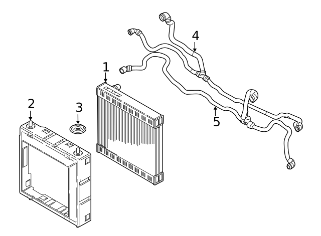 17-12-8-602-863 - Hose, remote radiator- 2016-2024 BMW ...