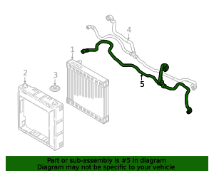 17-12-8-602-862 - Radiator Coolant Hose 2016-2023 BMW | AutoNationParts.com