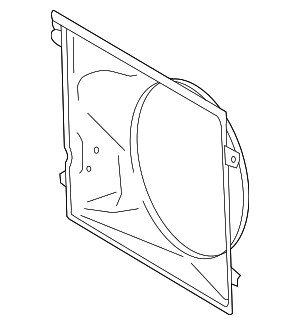 16711-38170 - Fan Shroud For 2010-2023 Lexus GX460 | Lexus OE Parts