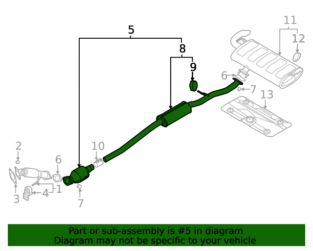 28600-CW370 - Exhaust Muffler 2022-2024 Hyundai Tucson | AutoNation Parts