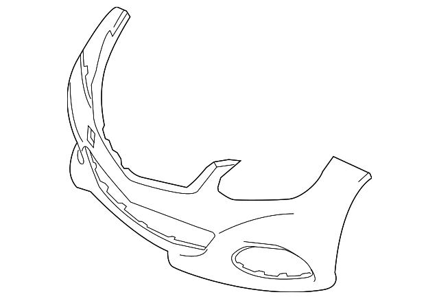 Genuine OEM Bumper Cover | 212-885-14-38-64-9999 | Fits Select 2014 ...