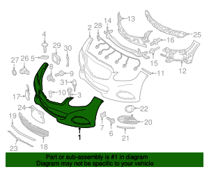 Genuine OEM Bumper Cover | 212-885-14-38-64-9999 | Fits Select 2014 ...