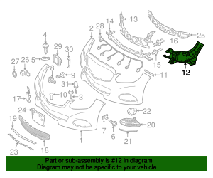 2014-2016 Mercedes-Benz Bumper Cover Reinforcement 212-885-37-65 | MB ...
