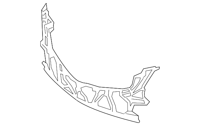 212-885-42-65 - Bumper Cover Reinforcement 2014-2016 Mercedes-Benz ...