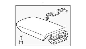 2017-2019 Cadillac XT5 Armrest Assembly 84473175 | GMPartsDirect.com