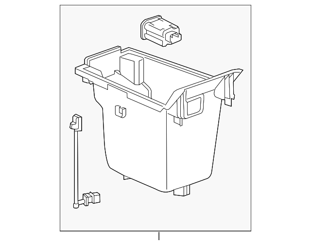 2020-2022 Cadillac Storage Compartment 84616871 | GMPartsDirect.com