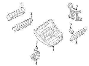 4A0-937-503 - Relay Plate 1992-2003 Audi | Audi OEM Parts