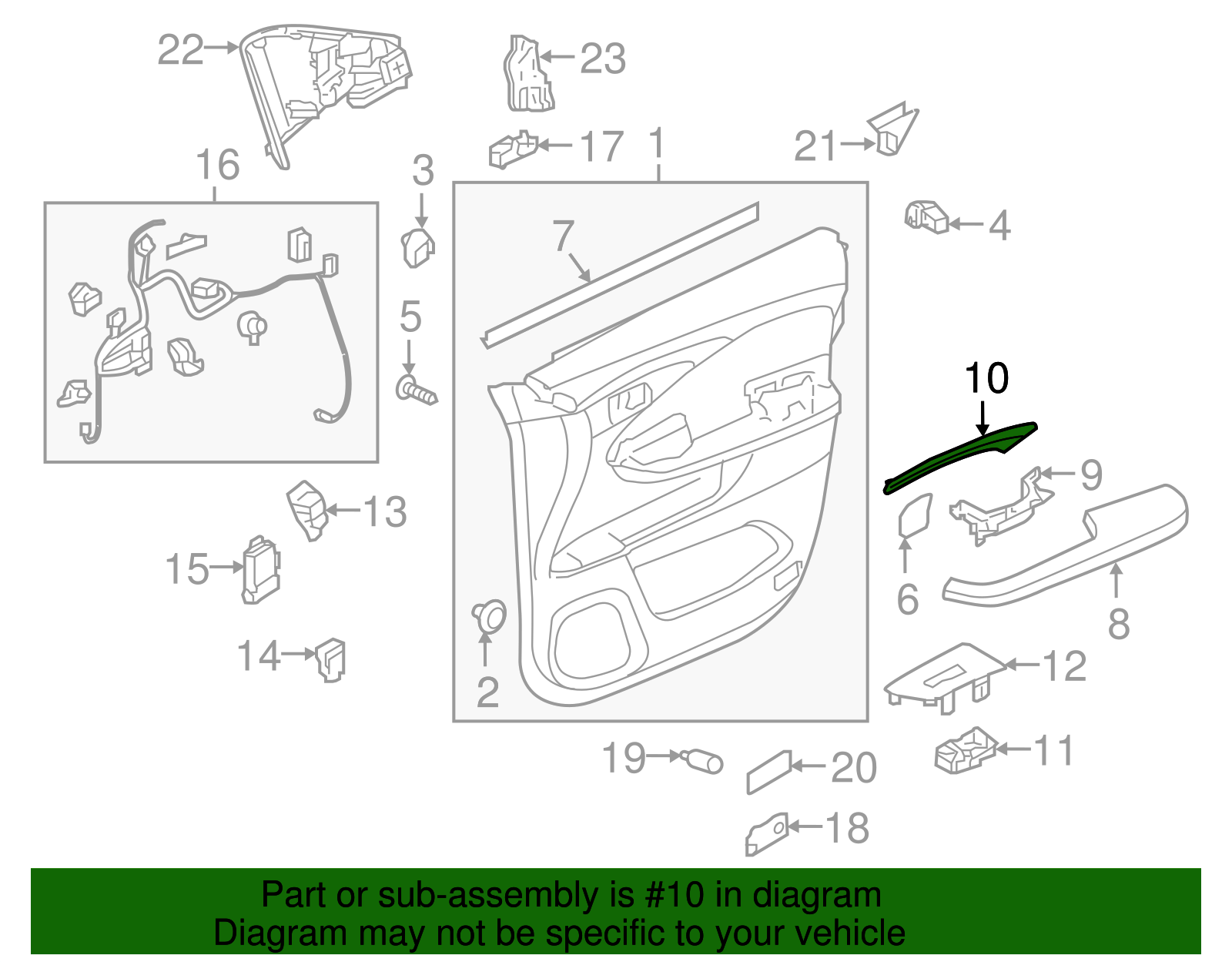83503-T6Z-A01ZD - 2021-2025 Honda Ridgeline - Trim Molding | Honda Car ...