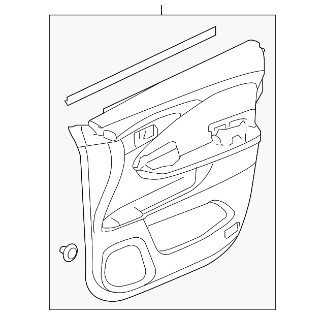 83551-TG7-A04ZA - Lining, L Front Door Assembly (Lower) *NH900L* (Deep ...