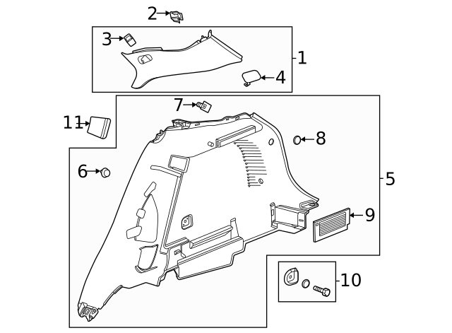 2021-2023 Chevrolet Trailblazer Panel 42815933 | GmPW