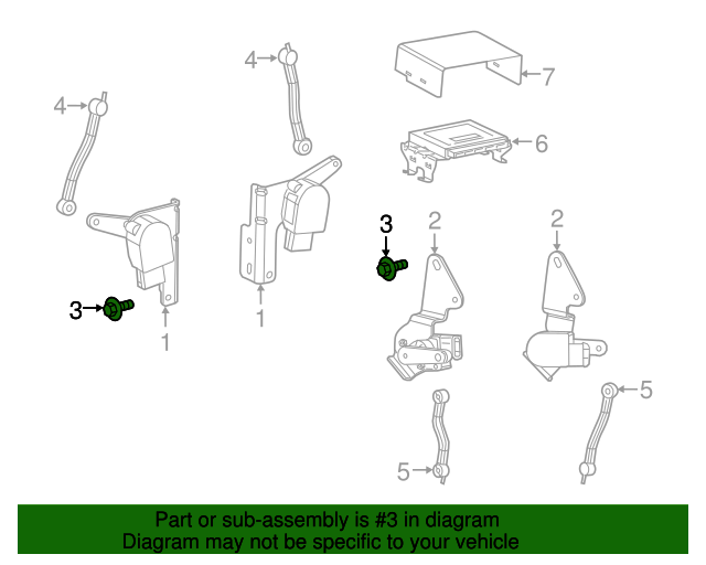 06105096AA - Splash Shield Screw - 2007-2023 Mopar | Mopar Parts Canada