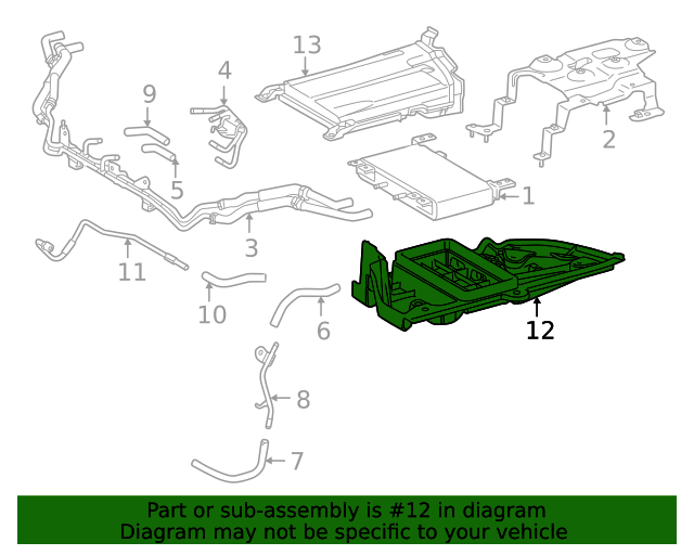 2021-2023 Toyota Mirai Under Cover 32912-62010 | Toyota Parts Center