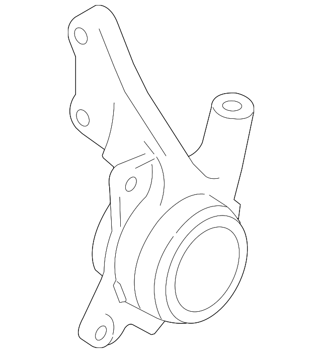 51716-2E100 - Knuckle - 2005-2009 Hyundai Tucson | World OEM Parts Hyundai