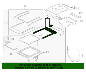 2015-2020 Audi Frame 8V5-877-049-C | OEM Parts Online