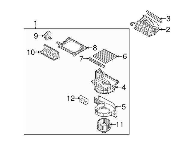 97113-2Y000 - Blower Motor 2011-2016 Kia | Kia.Parts Store