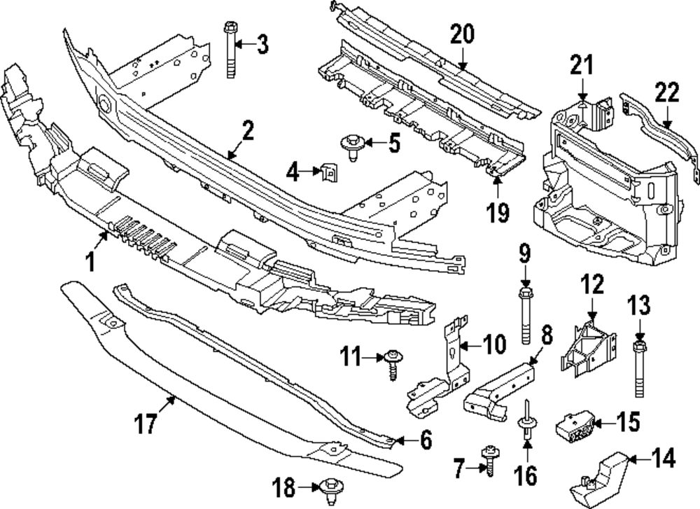 2018-2023 BMW Vertical Support 51-11-8-068-453 | BMW Parts World