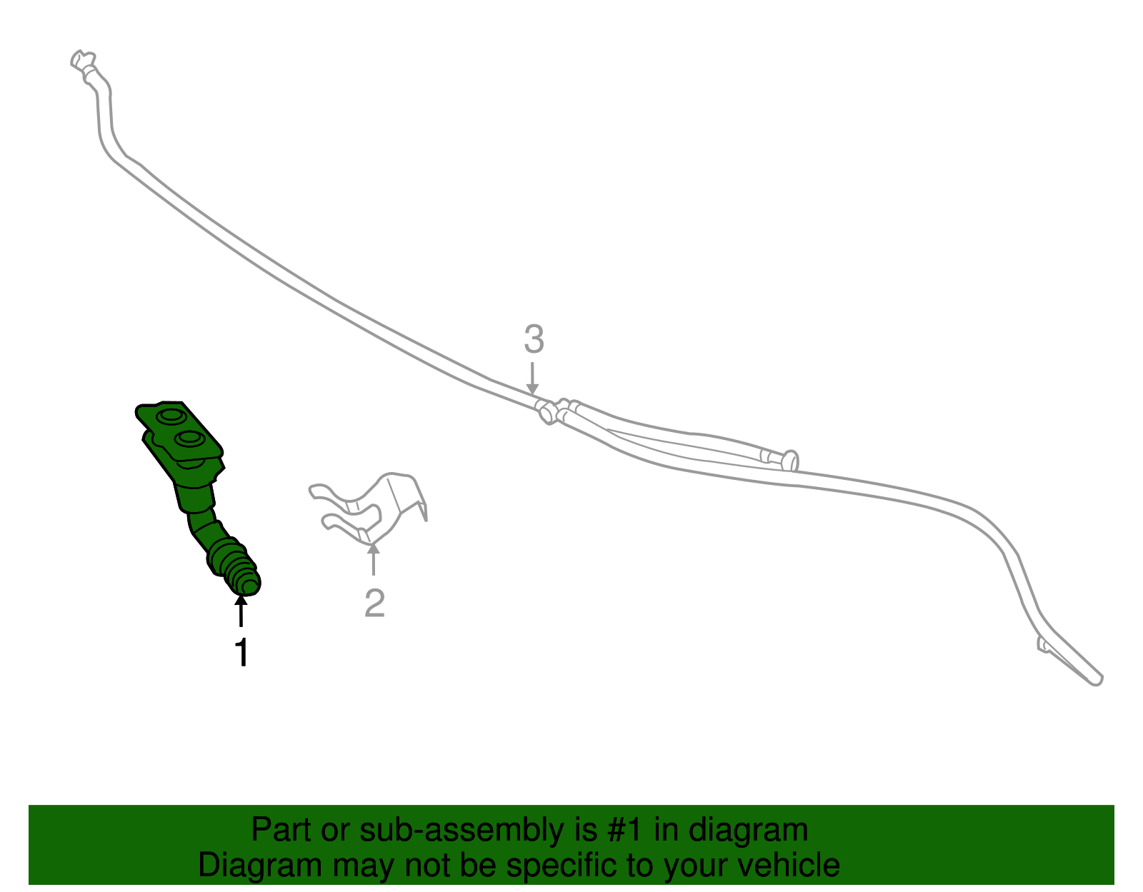 Genuine OEM Washer Nozzle Part# LR010791 Fits 2010-2012 Land Rover ...