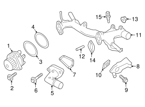 2007-2020 Nissan Thermostat Unit 21200-9HP0A | TascaParts.com