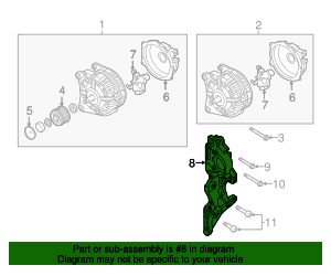 2015 Audi A3 Alternator Bracket 04L-903-141-B | Audi USA Parts