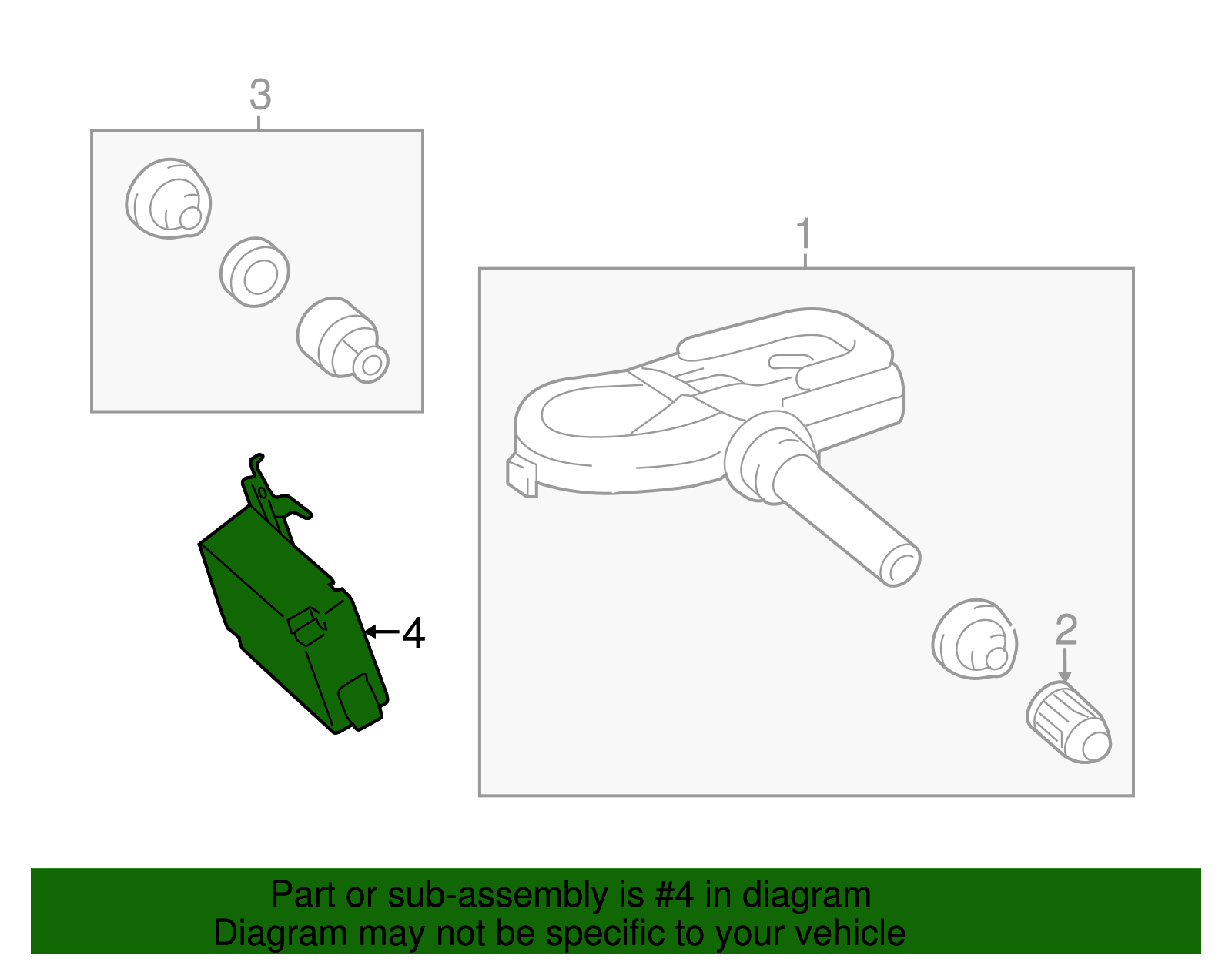 2013-2018 Toyota RAV4 Tire Pressure Monitoring System (TPMS) Receiver ...