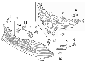 53124-06150 - Outer Molding - 2018-2020 Toyota Camry | OEM Genuine ...