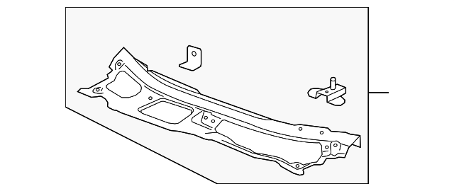 2010-2017 GM Plenum Upper Panel 23473958 | OEM Parts Online