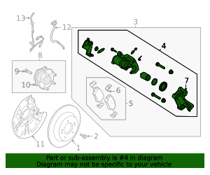 2021 Hyundai Elantra Caliper 58311-BYA40 | OEM Parts Online