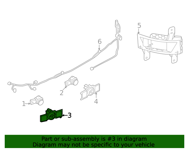 8651A425XA - Park Sensor Retainer 2022-2024 Mitsubishi | Mitsubishi ...