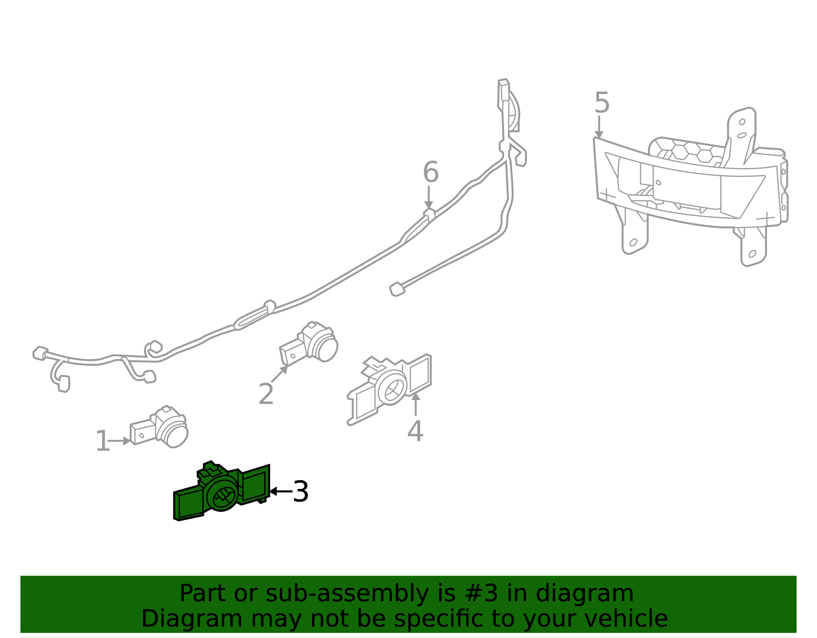 8651A425XA - Park Sensor Retainer 2022-2024 Mitsubishi | Mitsubishi ...
