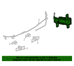 2022-2024 Mitsubishi Blind Spot Radar 284K1W010P | Mitsubishi Parts ...