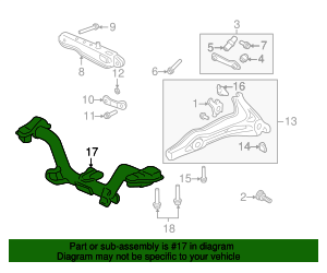 50300-S10-A01 - Cross-Member 1997-2001 Honda CR-V | Toronto Honda Parts