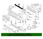 52521-04060 - Bumper Guide (Front, Upper) - 2016-2023 Toyota Tacoma ...