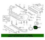 52128-04020 - Fog Light Trim (Left, Front) - 2016-2023 Toyota Tacoma ...