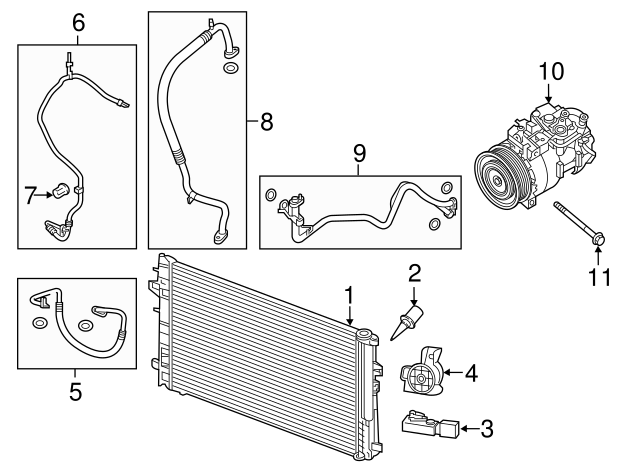 2017-2019 Infiniti QX30 Air Quality Sensor 27718-5DA0B | Infiniti Parts ...