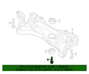 2015-2024 Volkswagen Bushing Kit Bolt N-912-010-01 | OEM Parts Online