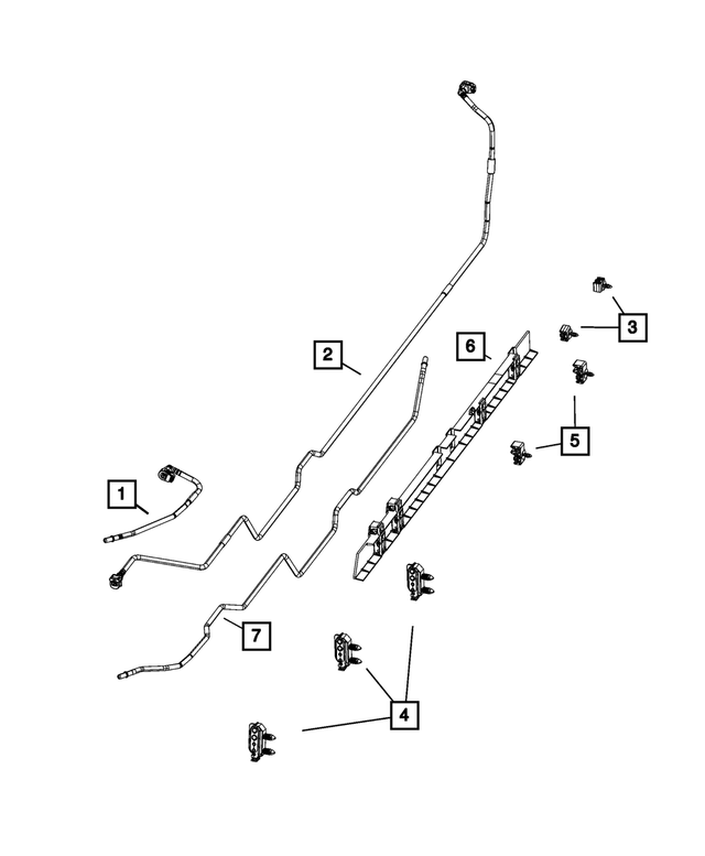 MOPAR BRAKE FUEL LINE SHIELD - 68366023AB - 68366023AB | Mopar Online Parts