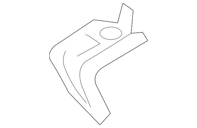 53336-0R010 - Hood / Trunk Prop Rod Bracket 2019-2025 Toyota | Longo ...