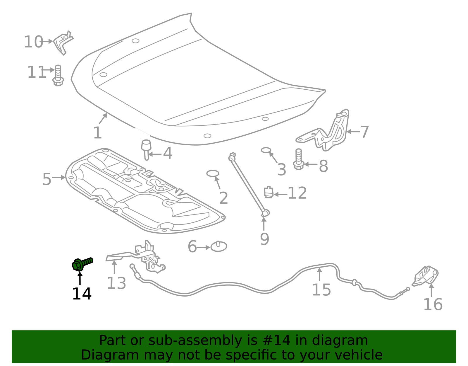 90119-A0484 - Latch Assembly Bolt 2018-2025 Toyota | Longo Toyota Parts