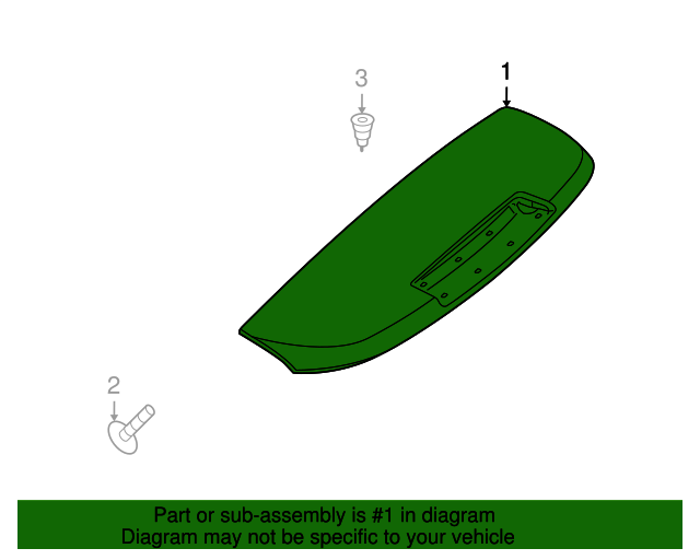 Genuine OEM Spoiler Part# LR016236 Fits 2010-2013 Land Rover Range ...