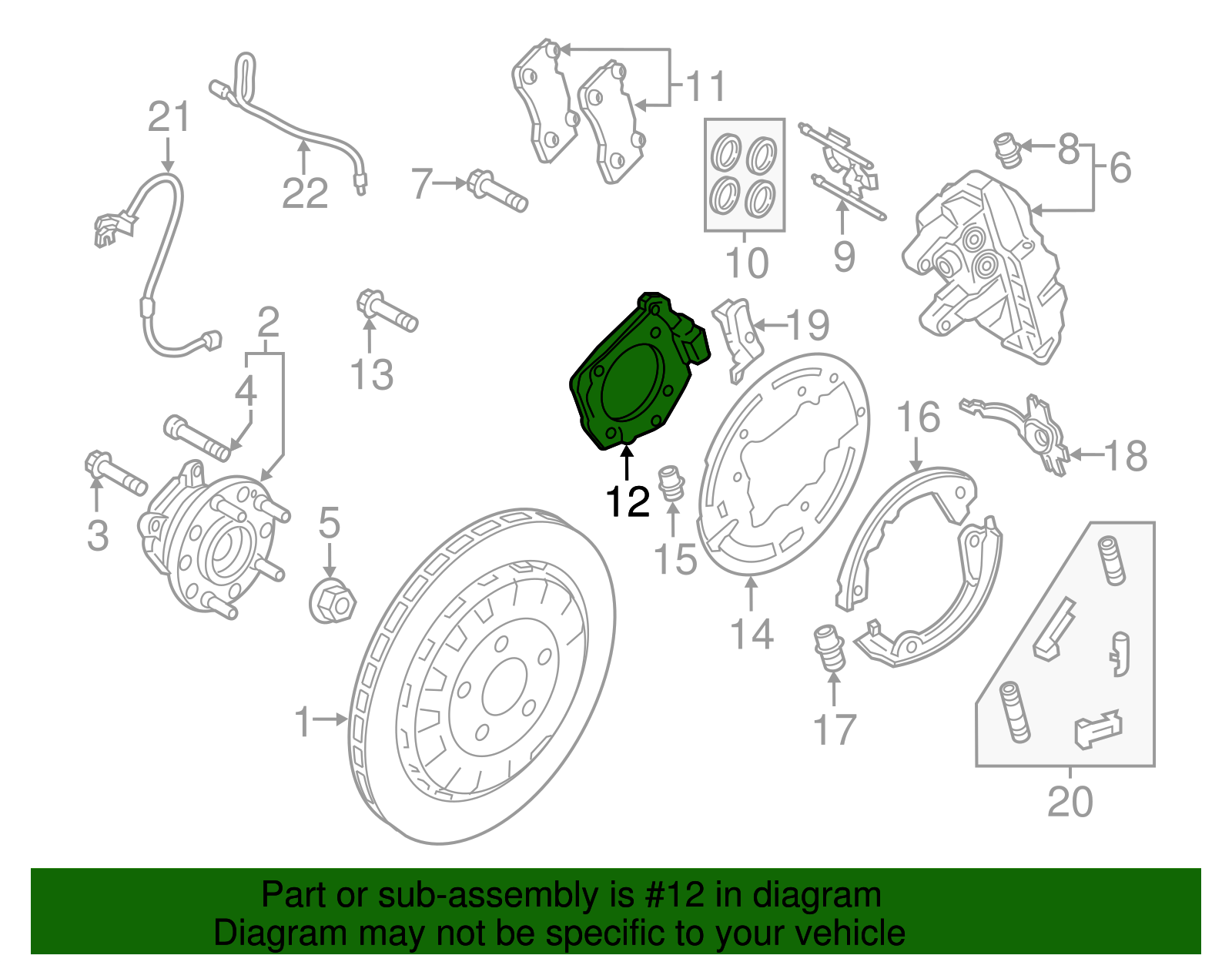 2015-2022 Ford Mustang | Adapter | FR3Z-2C101-A | Walls' Ford Parts