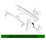 910-820-48-00 - Reflector Panel 2019-2023 Mercedes-Benz | Mercedes-Benz ...