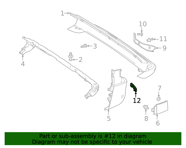 910-820-48-00 - Reflector Panel 2019-2023 Mercedes-Benz | Mercedes-Benz ...