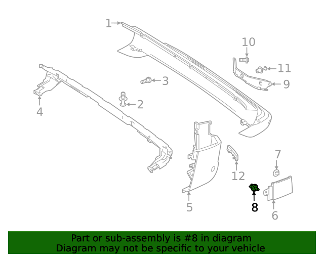2019-2023 Mercedes-Benz Cover Rivet 910991040064 | MB OEM Parts
