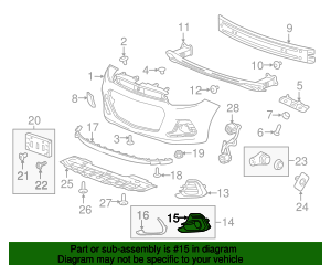2016-2018 Chevrolet Service Component - Driver's Side (LH) 95238941 ...