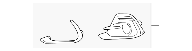 2016-2018 Chevrolet Fog Lamp Bezel 95286424 | GMPartsDirect.com