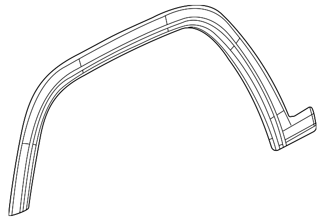 2022-2023 Jeep Wheel Flare 68565164ab | TascaParts.com