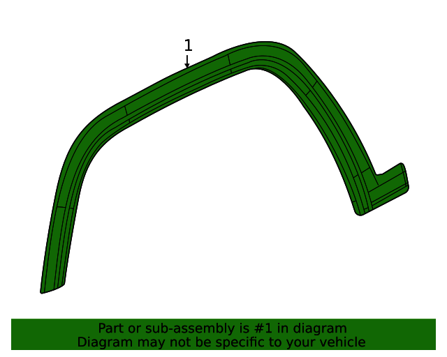 2022-2023 Jeep Wheel Flare 68565164ab | TascaParts.com