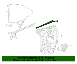 205-670-30-01 - Quarter Panel Molding 2017-2023 Mercedes-Benz ...