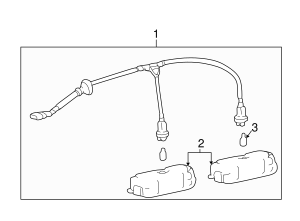 92501-39000 - License Plate Light Lens 2001-2003 Hyundai ...
